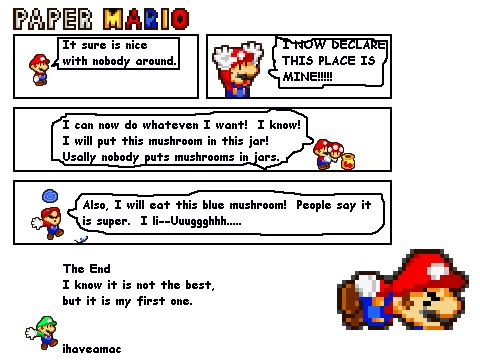 Paper Mario Comic #1