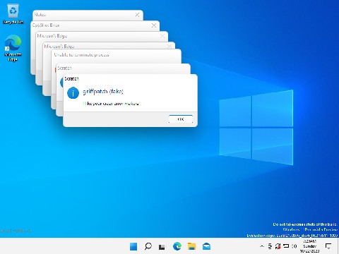 Windows 11 Build 21380 Crazy Error Maker