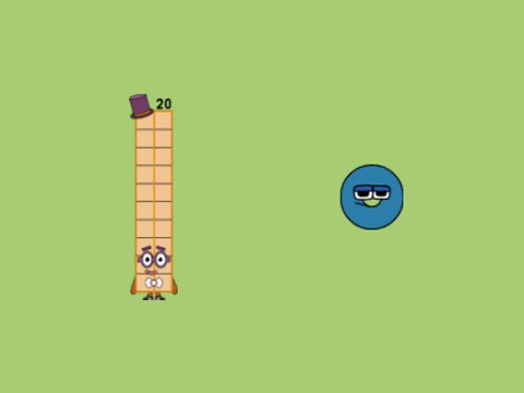 numberblocks and kazakh Alphabet lore A Band 3