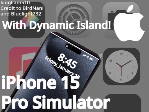 iPhone 15 Pro Simulator