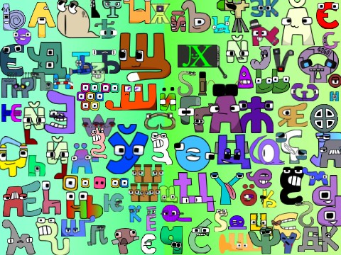 the RALR cast, but there is only unused letters