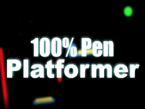 Pen Platformer Game V1.4 (100% Pen)