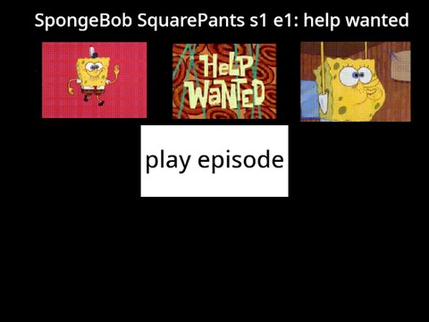 spongebob "help wanted"