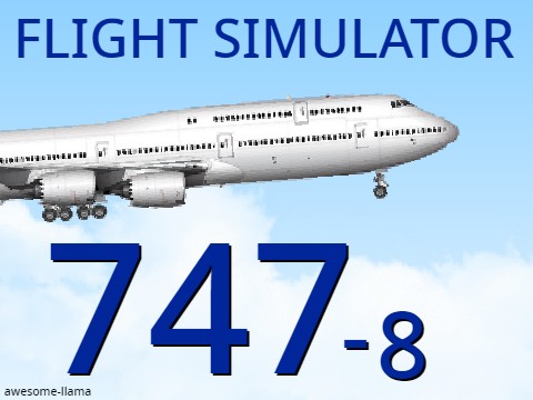 Flight Simulator Boeing 747-8 2D