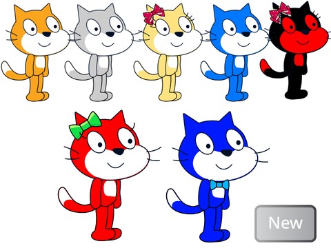 Stephanie Cat Family Sprites!