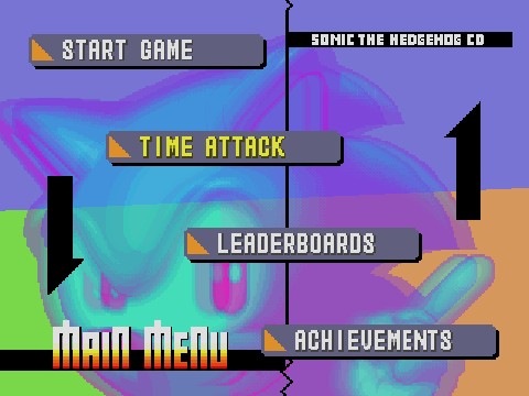 Sonic CD Menu 2011