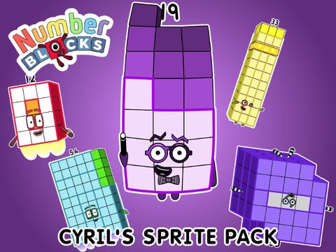 Cyril's Numberblock Sprite Pack