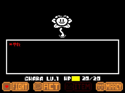 World Code tale flowey fight