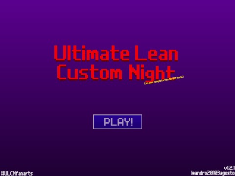 Ultimate Lean Custom Night v1.2.1