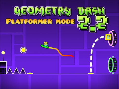 Geometry Dash 2.2 Platformer mode