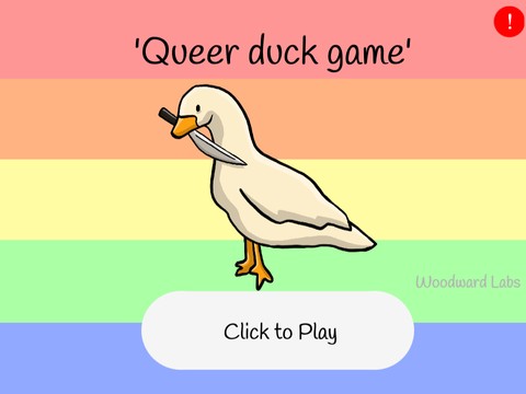 'Queer duck game' (an indie game) #Gay #Pride