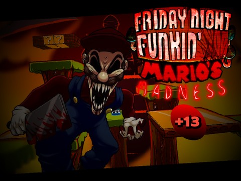 FNF - Mario Madness V2 +13 TEST :) [ Starman Slaughter ]