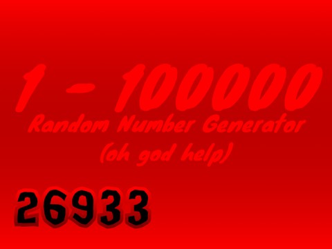 The Random Number Generator (1 to 100000)