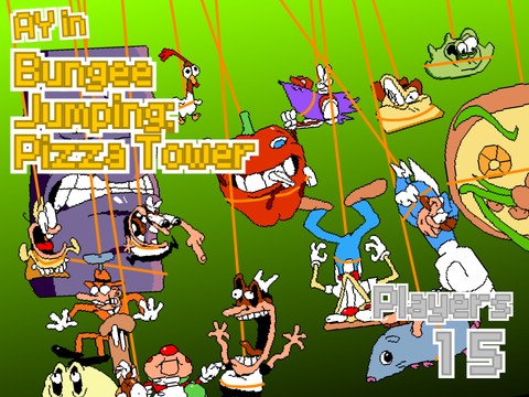 AY in Bungee Jumping: Pizza Tower [15P]