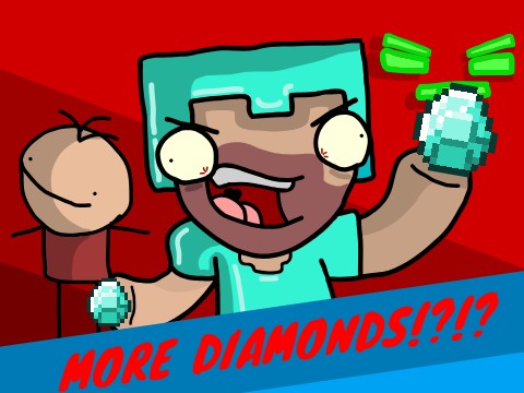 When You Find Diamonds in Minecraft Part 2 #Animation #All #Art