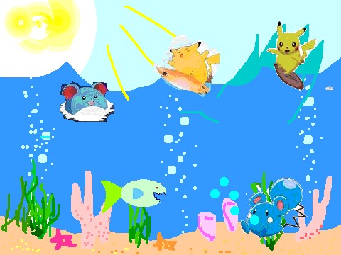 pokemon fishtank.