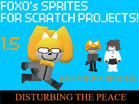 Foxo fun schoolhouse sprites for scratch 1.5 (1000 VIEWS)