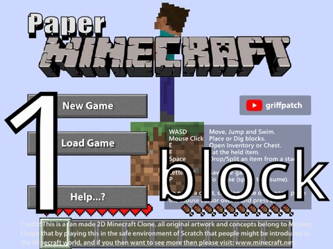Paper Minecraft ONE BLOCK! fr