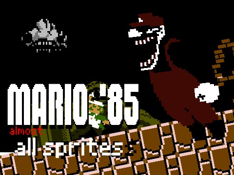 Mario '85 almost ALL SPRITES