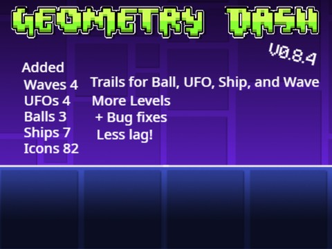 Geometry Dash v0.8.4 (UPDATING)