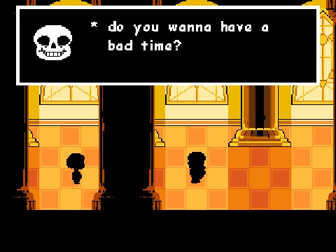 1:1 sans fight (Undertale)
