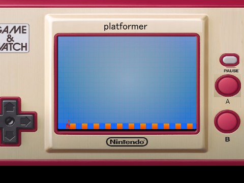 Game Watch Platformer Nintendo Emulator type 1 Game A model