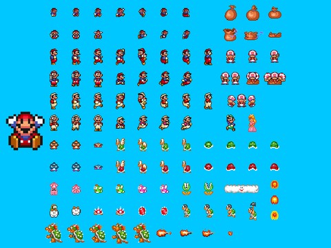 Super Mario All Stars Sprites