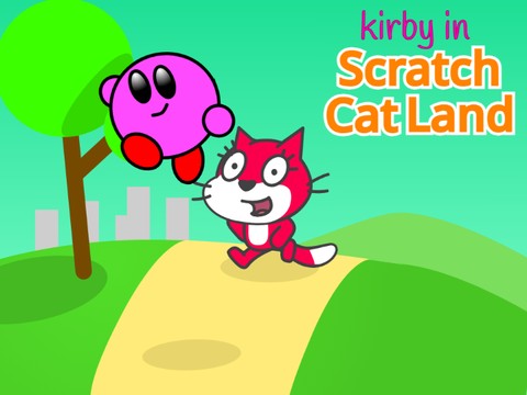 kirby in Scratch Cat Land