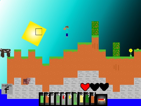 Minecraft 2D SURVIVAL/CREATIVE DEMO