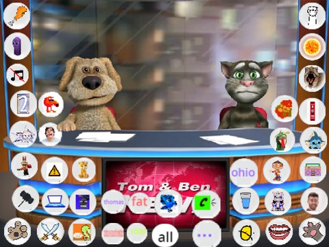 talking tom and ben news HD meme Edición extendida