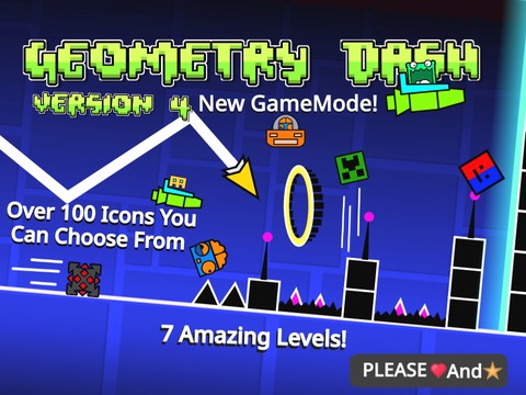 Geometry Dash V4 #fun #all #trending