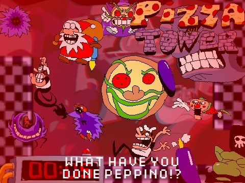 pizza tower but lap 10 and infinite laps mode