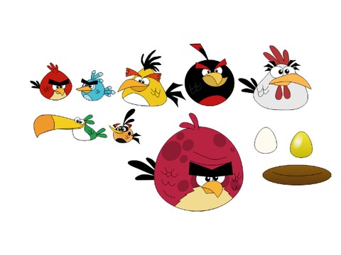 my angry birds kombo sprites