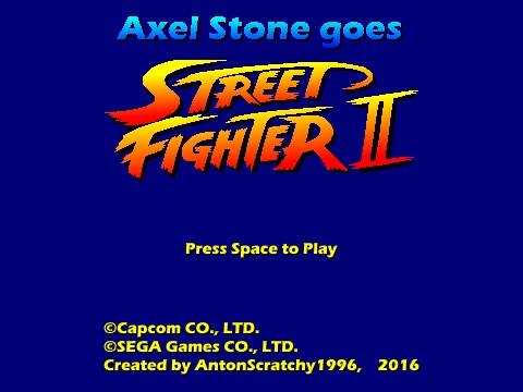 Axel Stone goes Street Fighter II