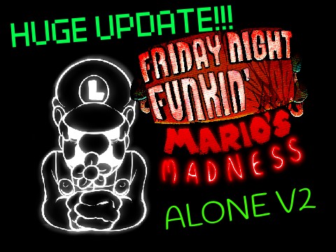 Alone V2 - (Vs Beta Luigi) FNF: Mario's Madness V2