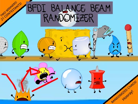 BFDI Balance Beam Randomizer remix