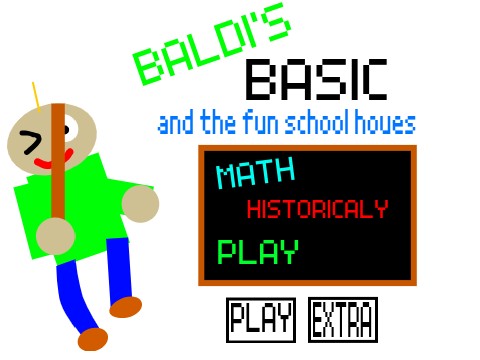 BALDI'S BASIC and the fun school houes