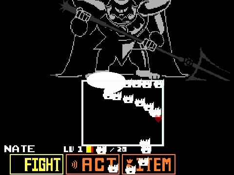 Undertale Asgore Fight