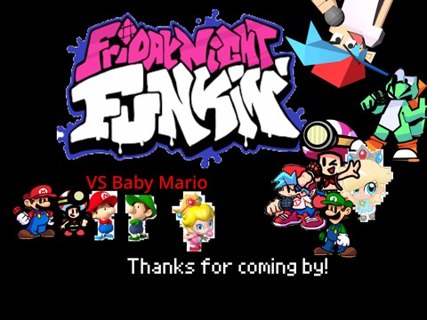 A different type of fnf (FNF vs Baby Mario)