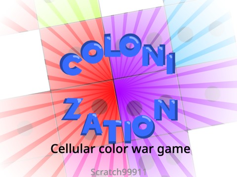 Colonization - Cellular color war game