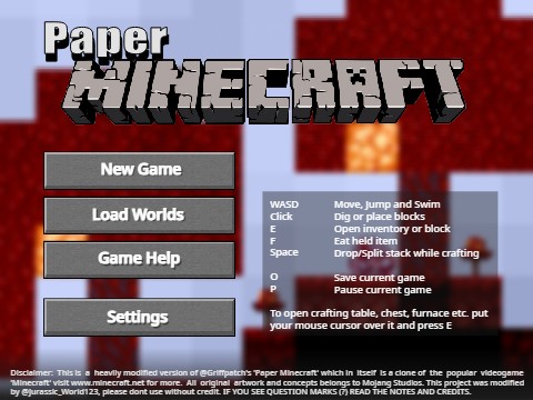 Paper Minecraft 1.22