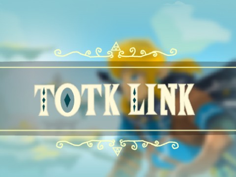 The legend Of Zelda TOTK Link Vector Art Parallax