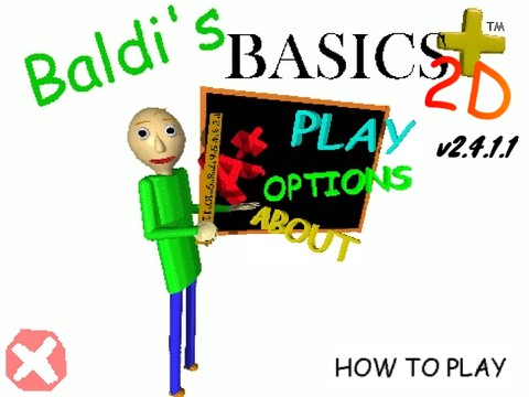 Baldi's Basics Plus 2D Mod Menu