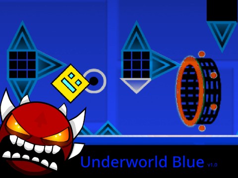 Geometry Dash Underworld Blue v1.1