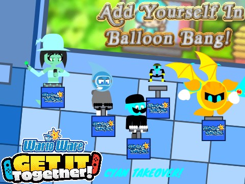 Balloon Bang! [Cyan Takeover!]