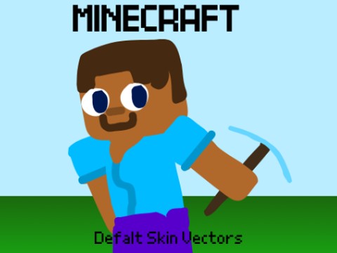 Minecraft Default Skin Vectors