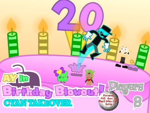 AY in Birthday Blowout! [ Cyan Takeover (featuring Fifi) ]