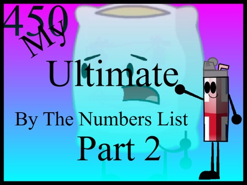 My Ultimate By The Numbers List (Part 2)