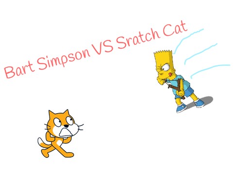 Bart Simpson VS Scratch Cat